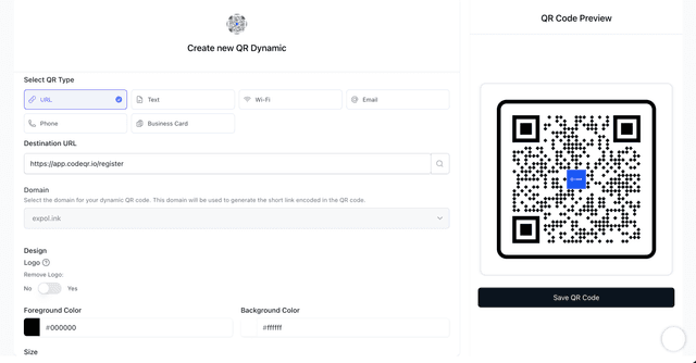 Smart QR Codes, Short Links & Custom Pages | CodeQR.io